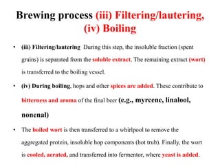 Parboiling , brewing and their biochemical changes | PPTX