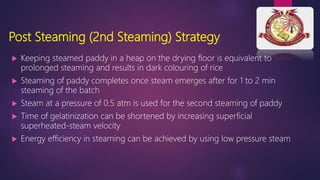 Parboiling presentation by eshfaq bhatt | PPTX