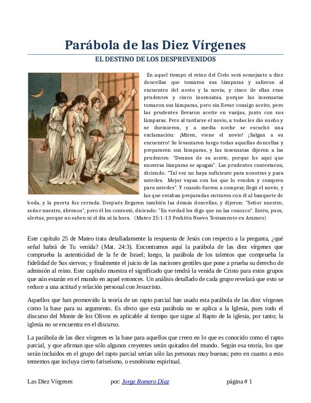 Parábola de las Diez Vírgenes