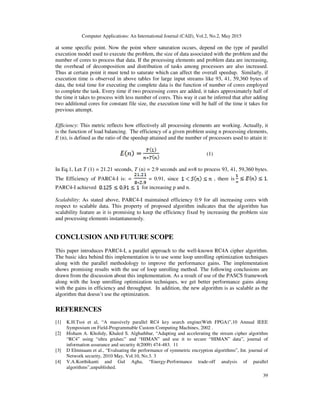 Parc4 i parallel implementation of | PDF