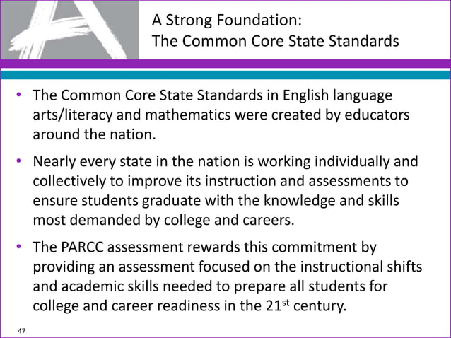 Parcc ela sample items overview ppt 081413 - fina lv3 | PPT