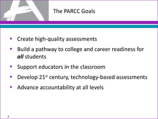 Parcc overview January 2012 | PPT | Standardized Testing | Educational ...