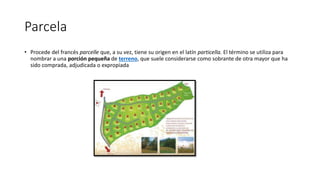 parcelación topografia - grupo de trabajo | PPTX