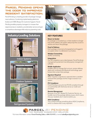 Parcel Pending Benefits | PDF