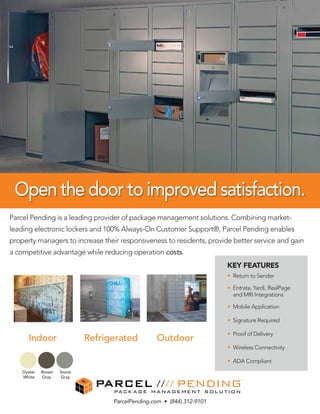 Parcel Pending Improved Satisfaction | PDF | Logistics and ...