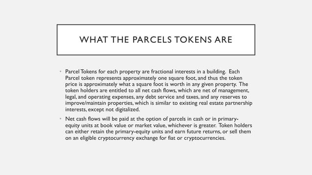 Parcels Network | PPT | Free Download