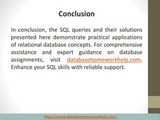 Parcels' and 'Urisa' Databases in Oracle | PPT