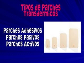 Parche Transdermico | PPT