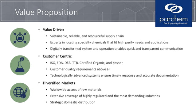 Parchem Company Presentation | PPT