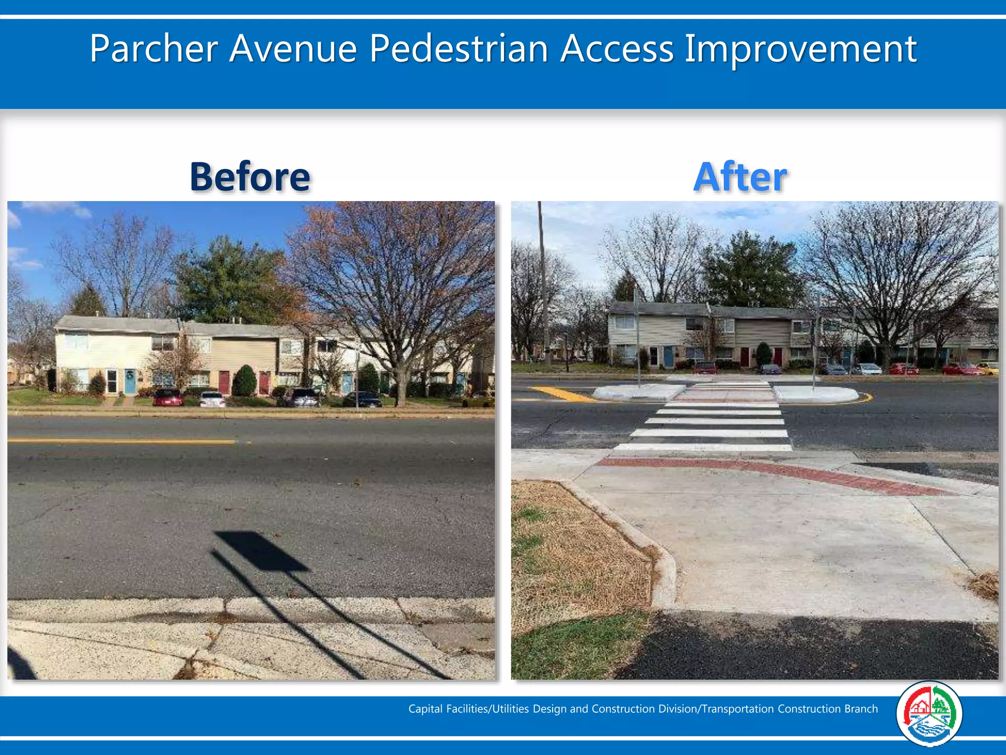 Parcher Avenue Pedestrian Access Improvement | PPTX