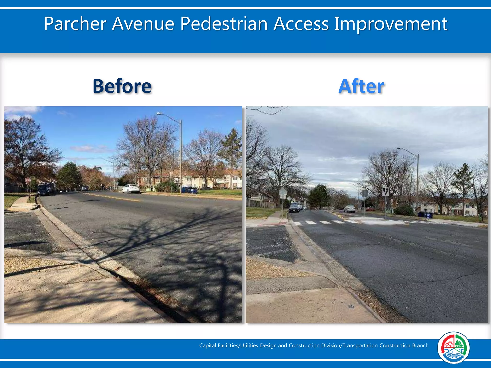 Parcher Avenue Pedestrian Access Improvement | PPTX