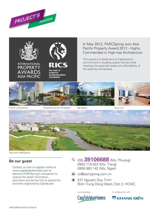 Parc Spring Newsletter 01 | PDF | Home & Garden