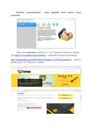 Pardus Kurulum Dokümanı | PDF