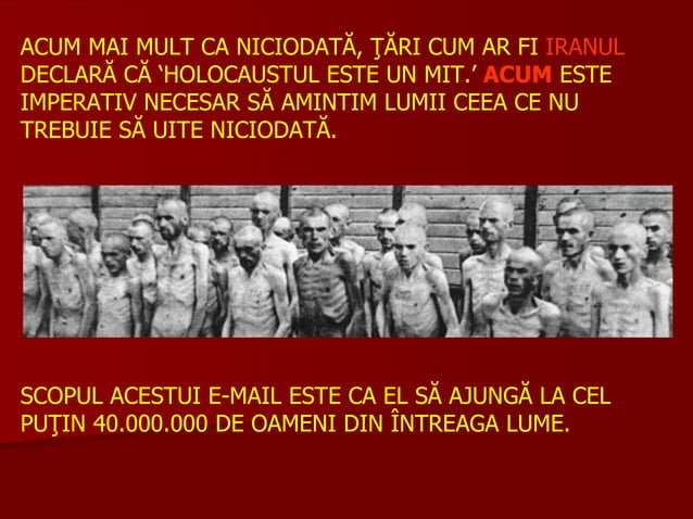 Lectie de istorie - Holocaust | PPT