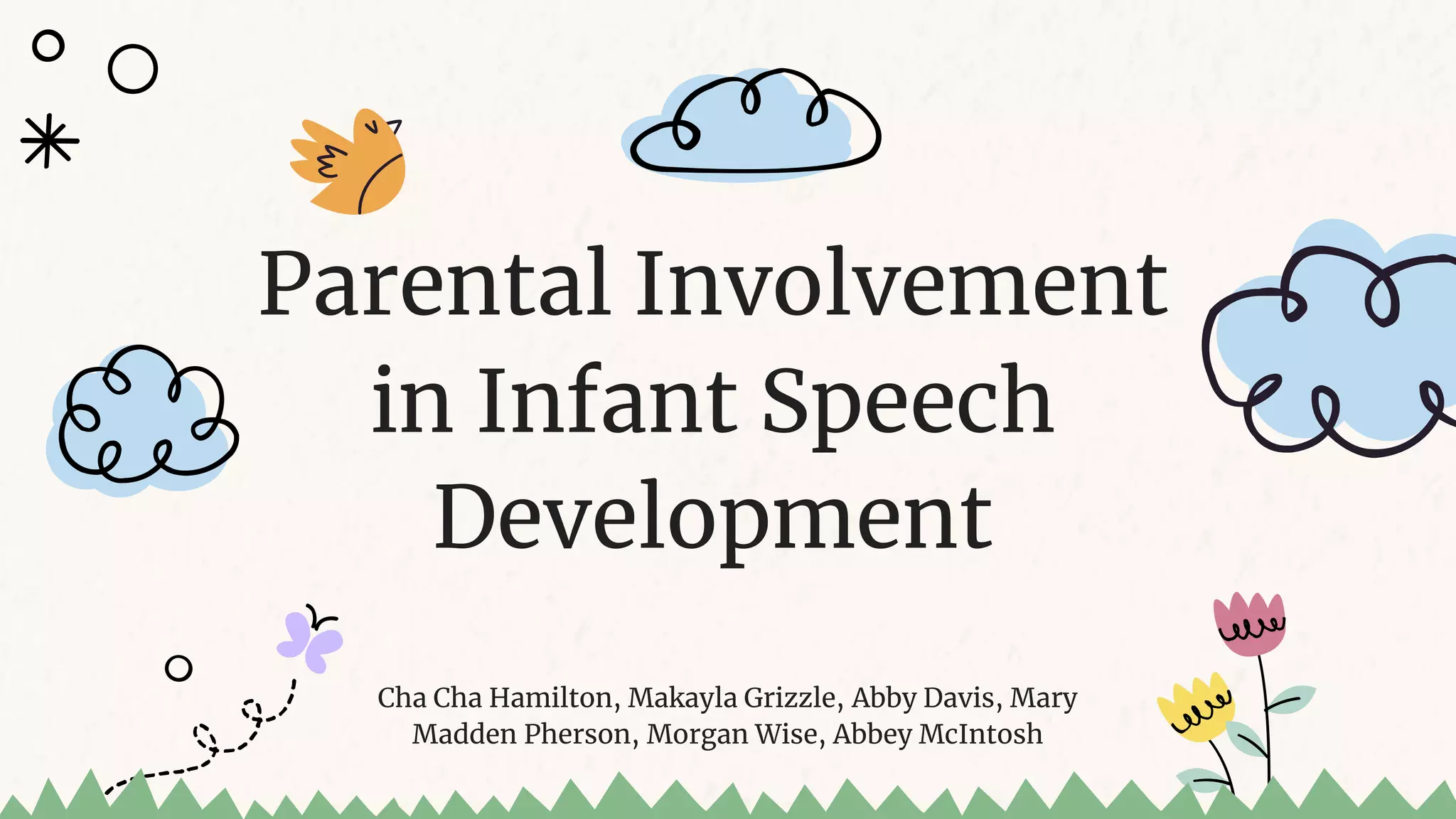 Parent-Infant Speech Interactions | PPT