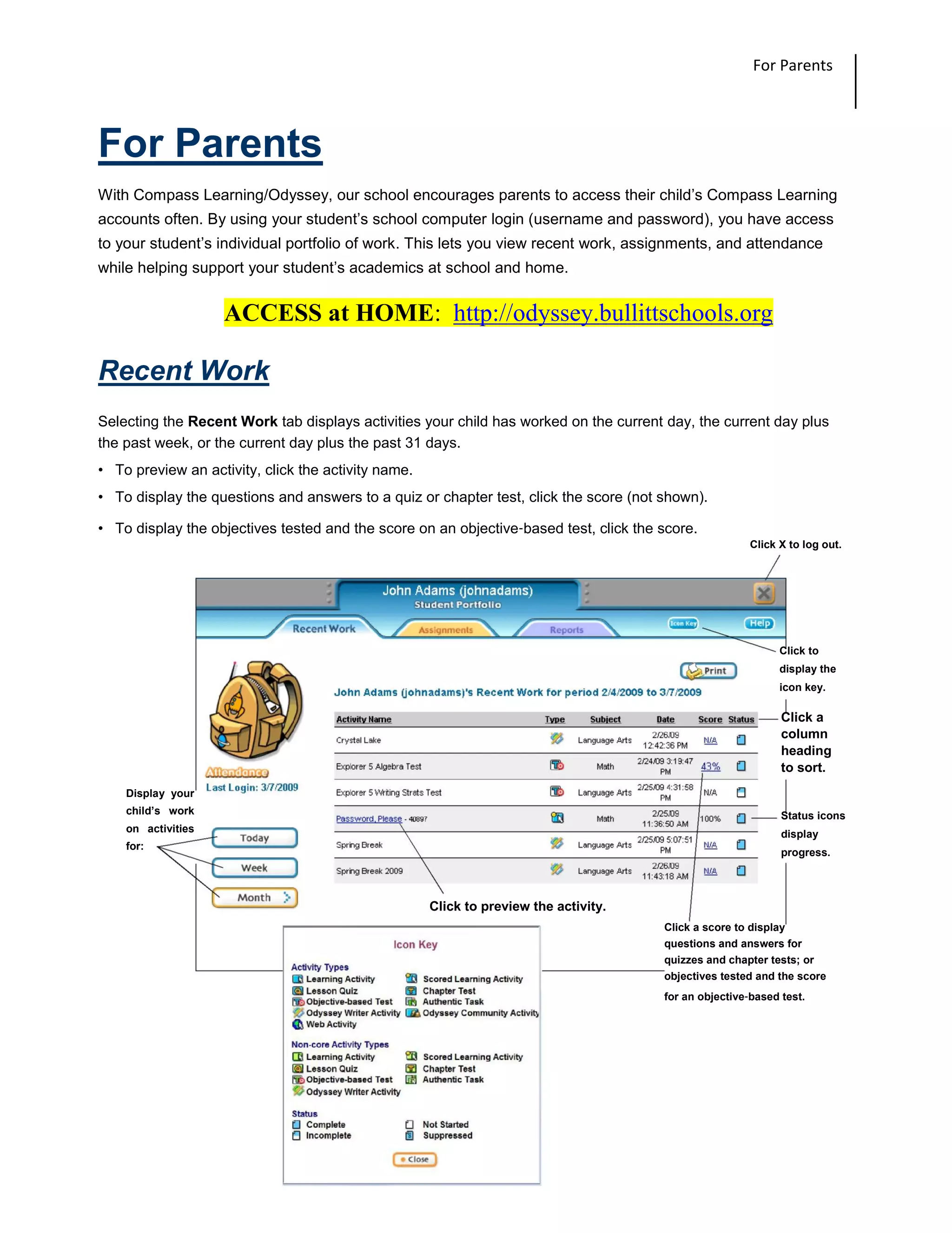 Parent login-and-backpack-cheat-sheet | PDF