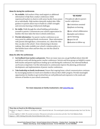 Parent teacher-conference tipsheet-100610 | PDF