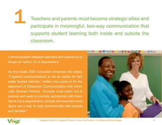 Engaged Parents, Engaged Students: Theory and Practice | PPT