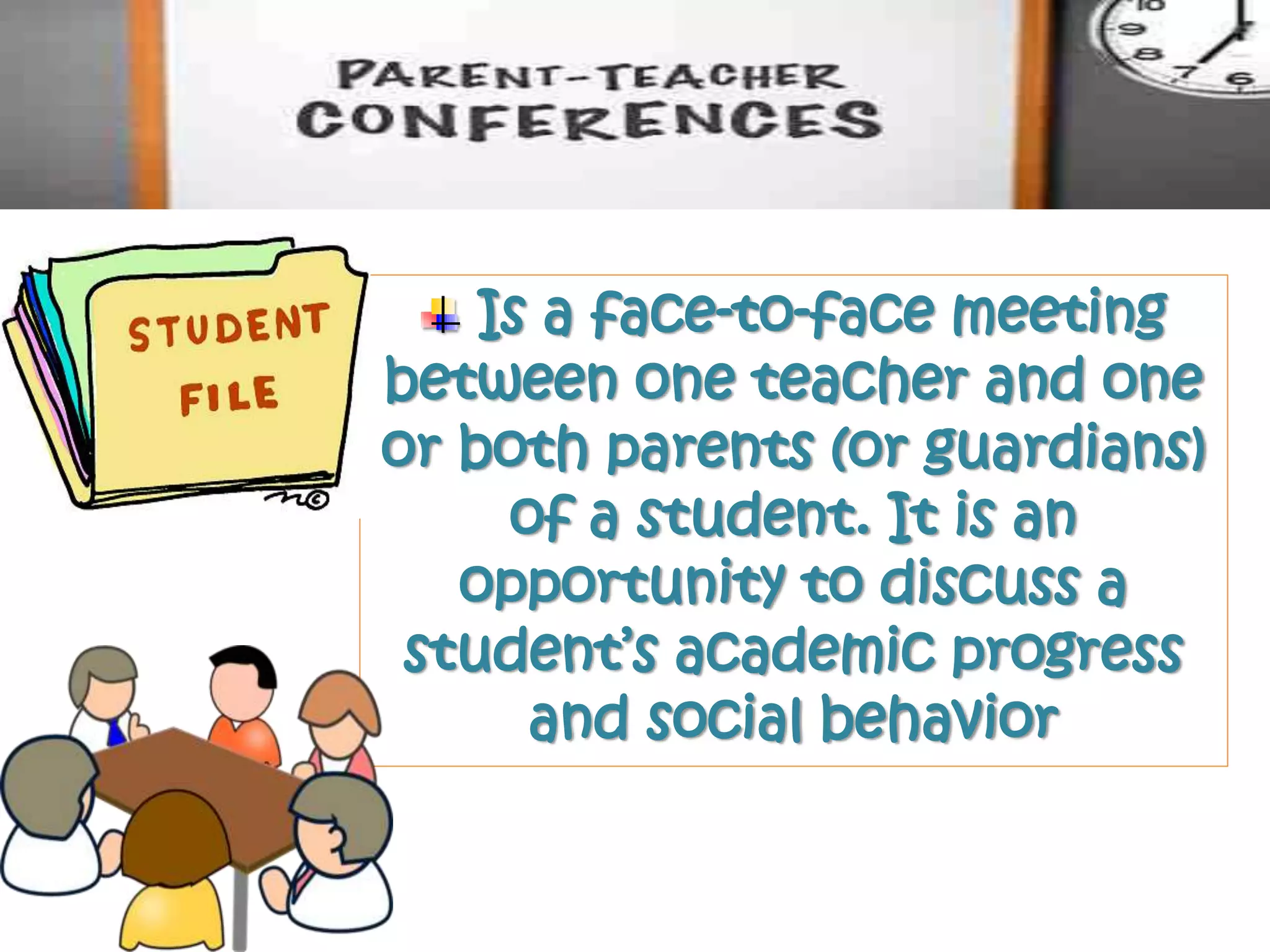 Parent teacher conference | PPTX