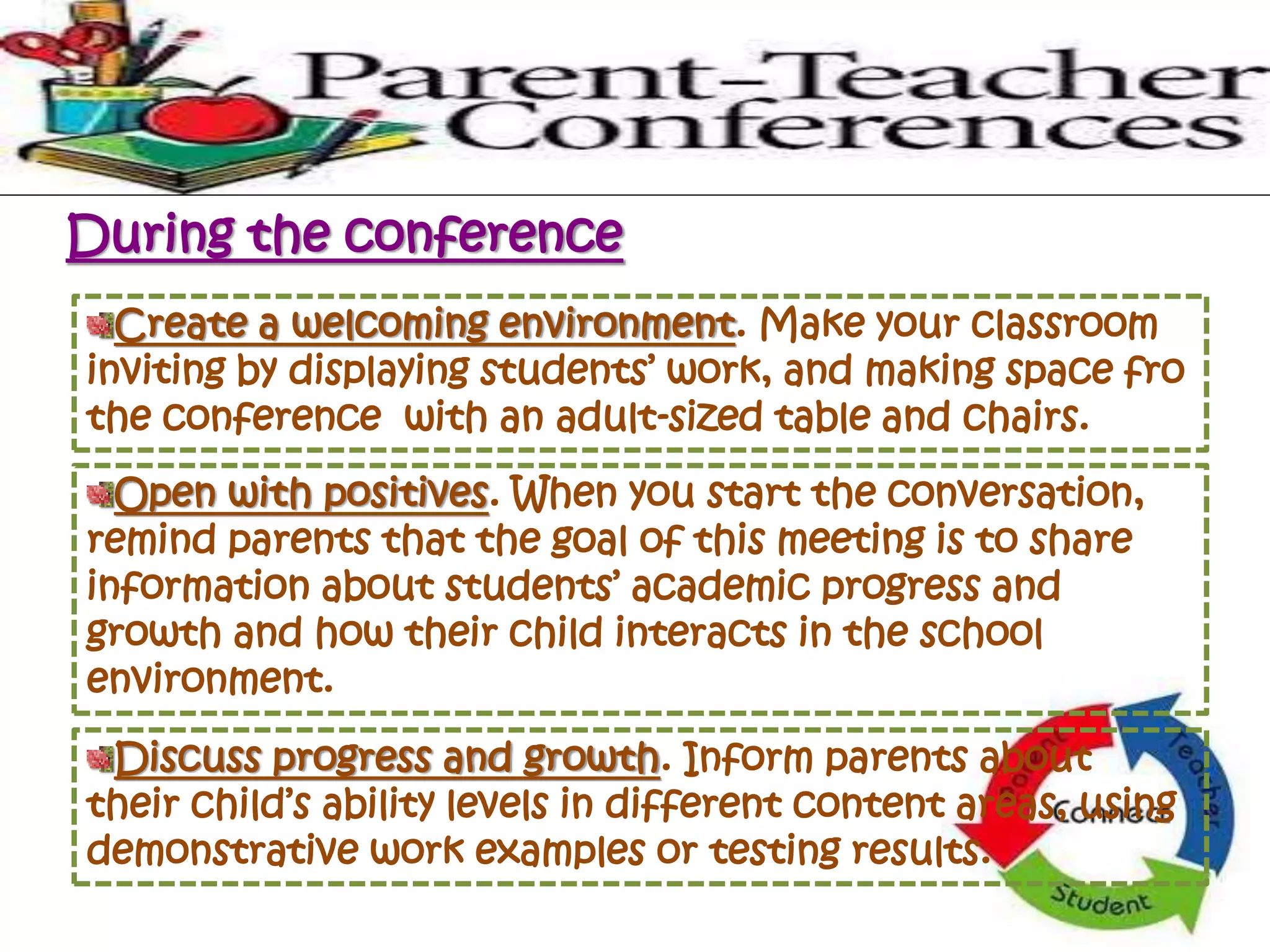 Parent teacher conference | PPTX