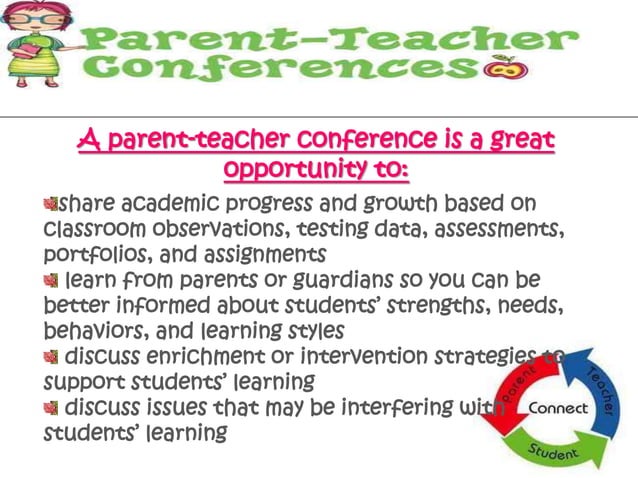 Parent teacher conference | PPTX