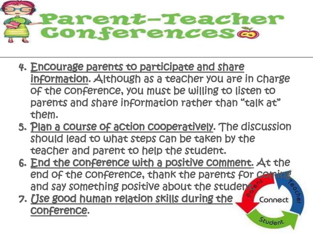 Parent teacher conference | PPTX