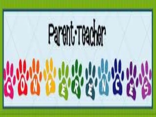 Child Led Parent Teacher Conferences Clipart