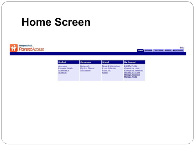 Parent access tutorial progressbook | PPTX | Education