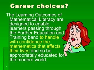 Information for parents about Mathematical literacy | PPT