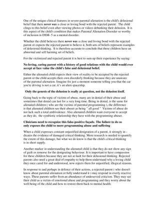 Parental Alienation is Child Abuse | PDF | Debated Sensitive Social Issues | Sensitive Topics
