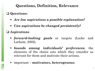 Parental aspirations for children's education | PDF