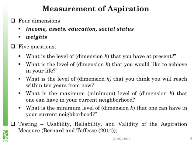 Parental aspirations for children's education | PPT