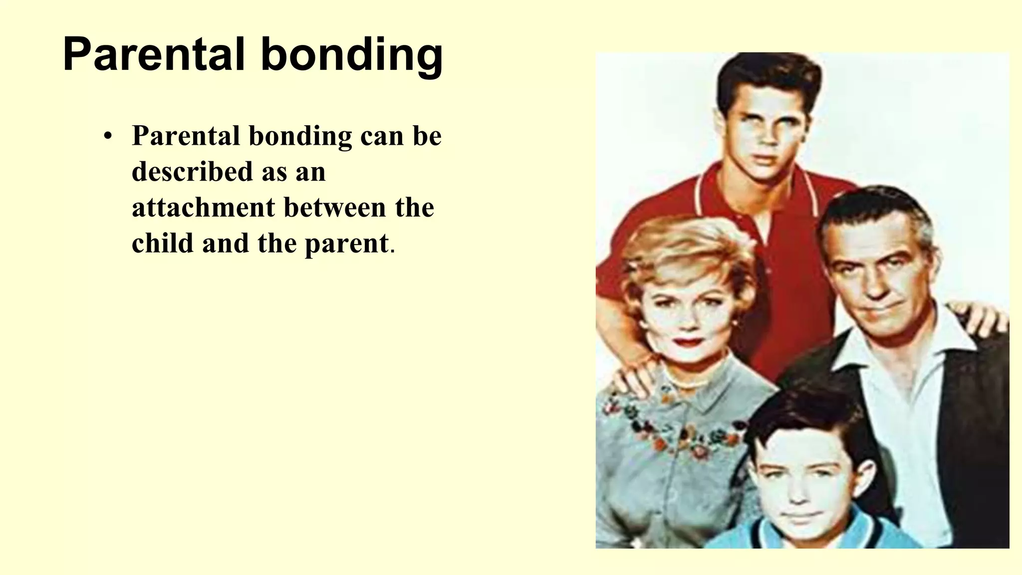 Parental bonding and parent child relationship among tertiary students ...