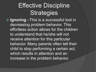 Parental guide to discipline for middle childhood | PPTX