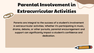 Parental Involvement in Supporting Extracurricular and Sports ...