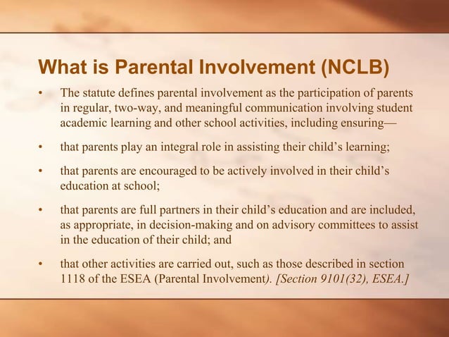 Parental involvement powepoint | PPTX | Parenting | Family and Relationships