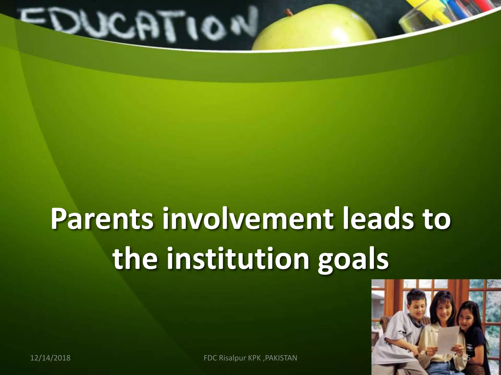 Parental involvement in education | PPTX