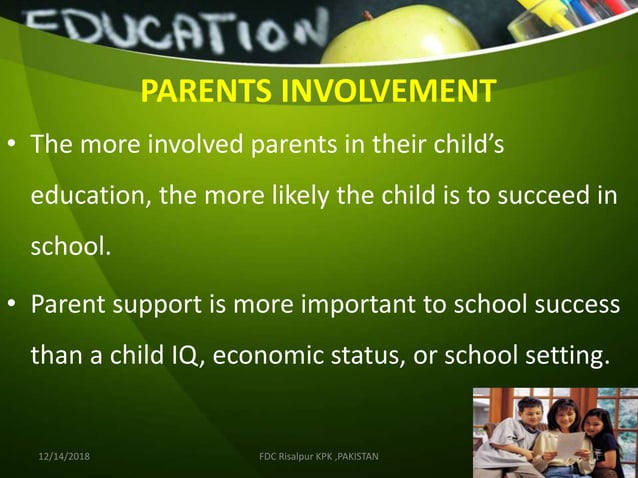 Parental involvement in education | PPTX