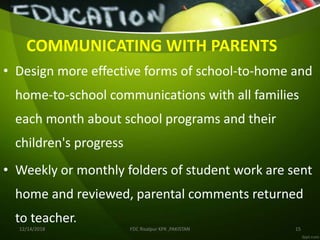 Parental involvement in education | PPTX