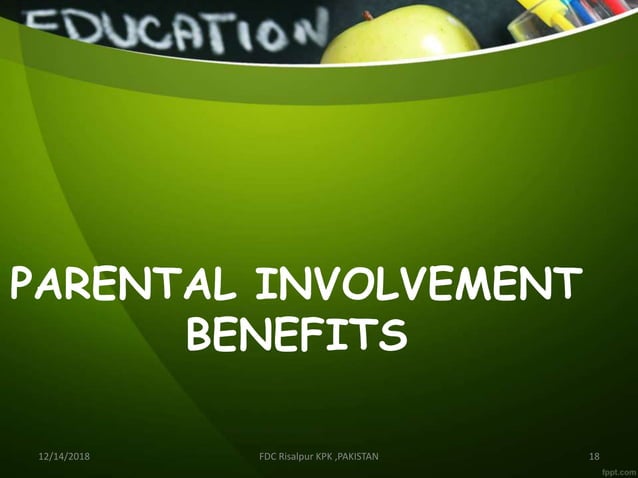 Parental involvement in education | PPTX