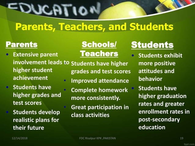 Parental involvement in education | PPTX