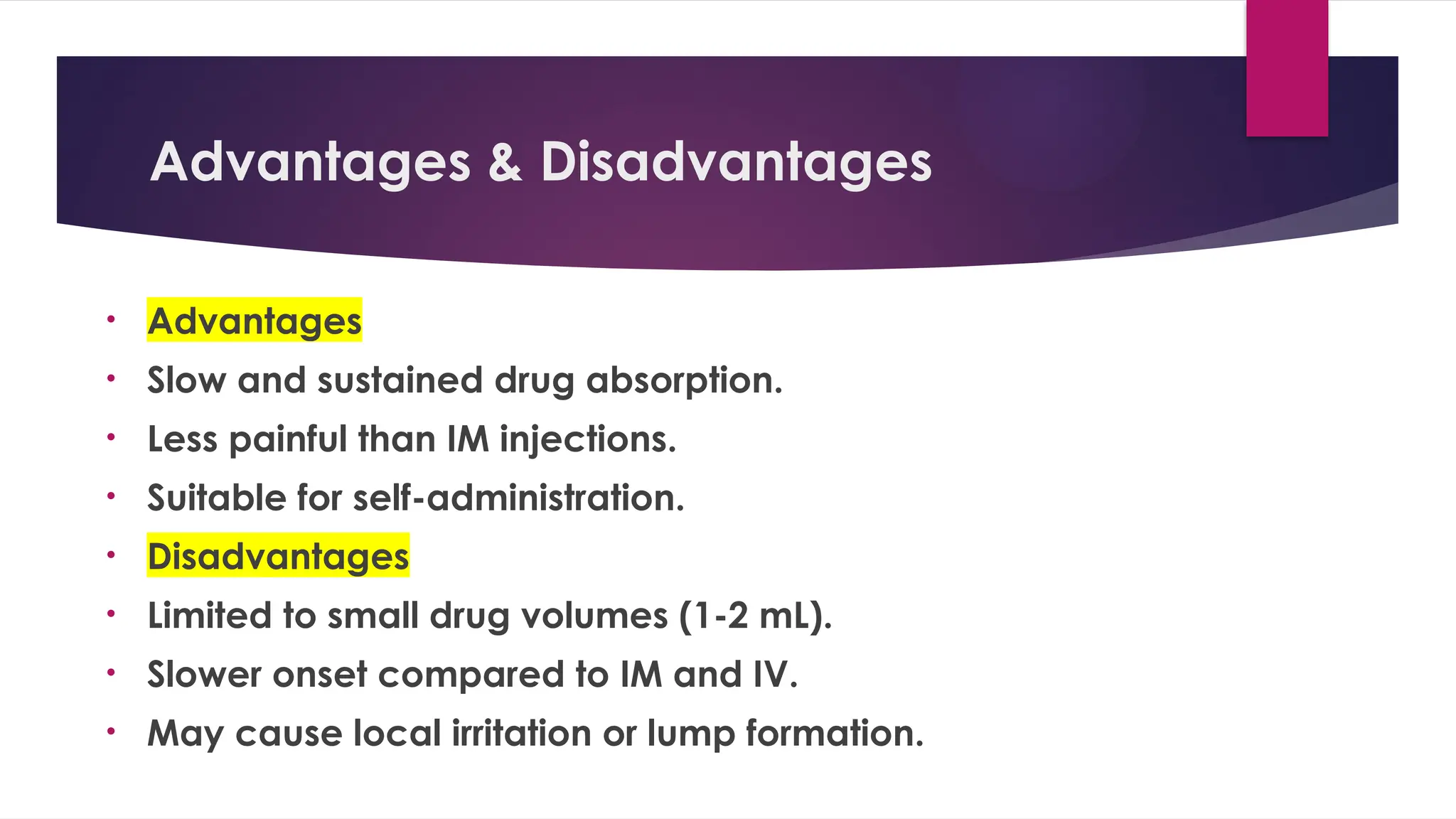 Parenteral Routes of Drug Administration: IM, IV, ID, and SC Injections ...