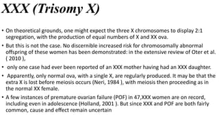 Parental sex chromosome Aneuploidy | PPTX