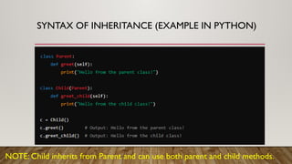 Parent and Child Classes in Object Oriented Programming.pptx
