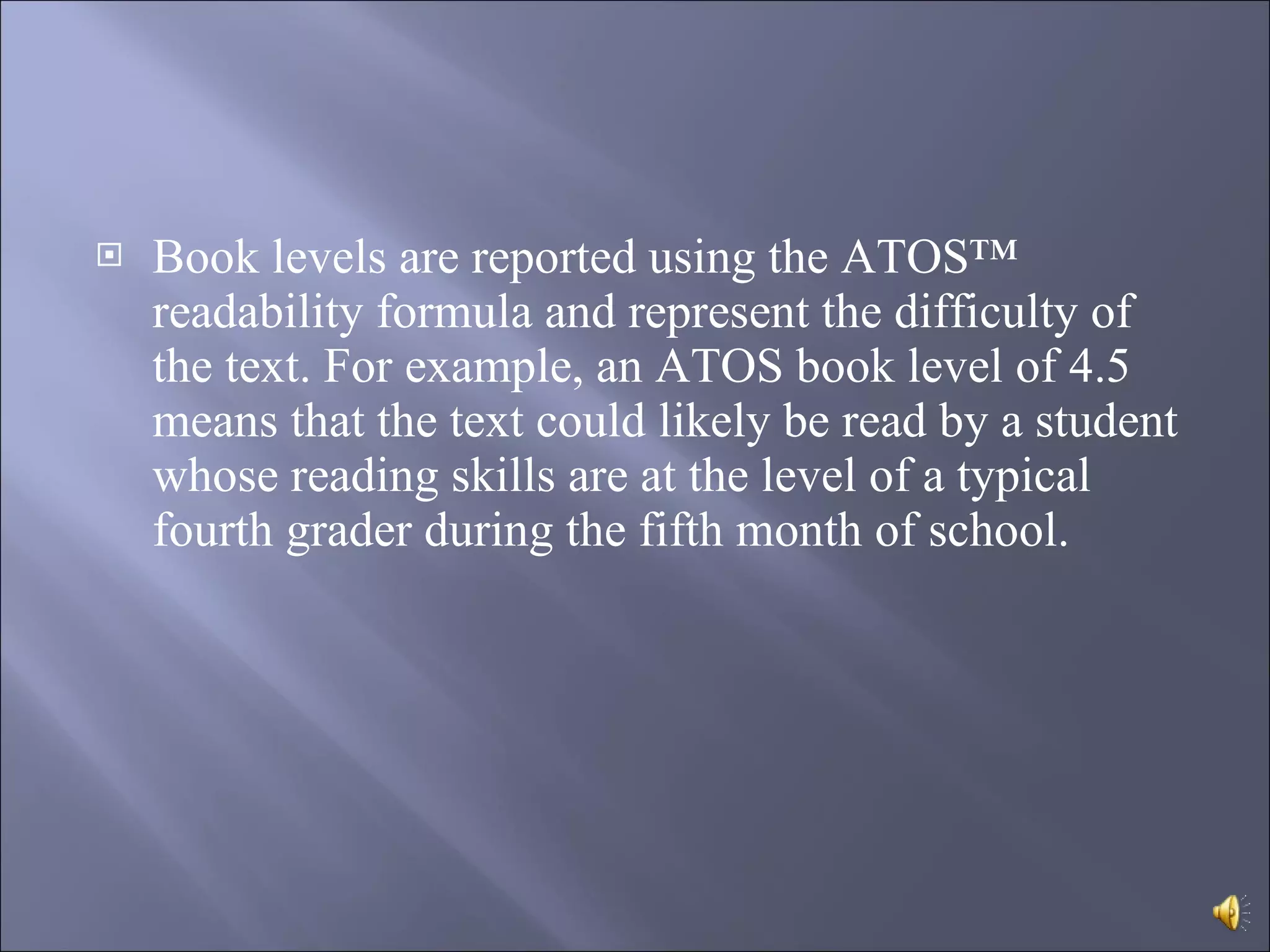 Parent and student guide to accelerated reader | PPT