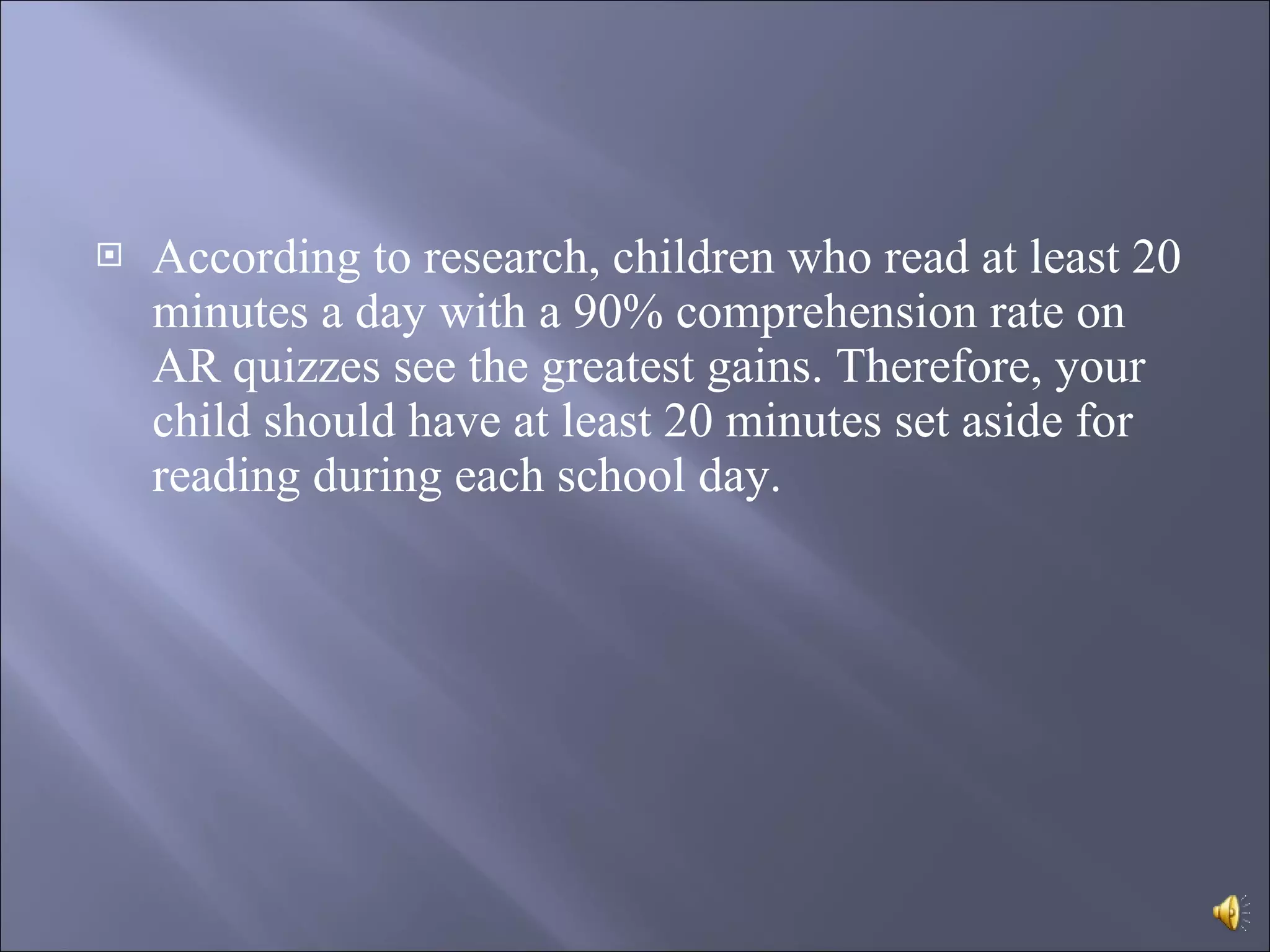 Parent and student guide to accelerated reader | PPT