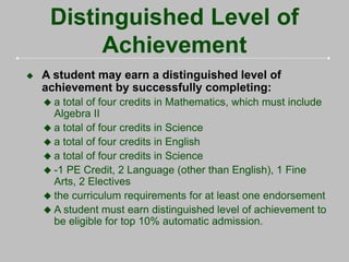 Parent and student hb5 information session prosper isd (2) | PPT