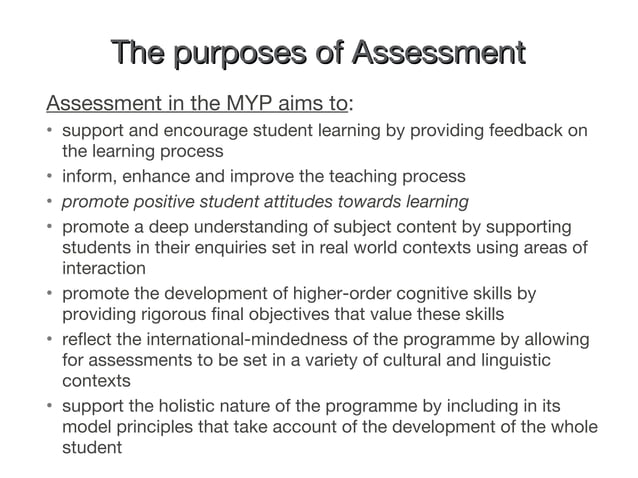 Mesa Middle School MYP Grading Presentation | PPT