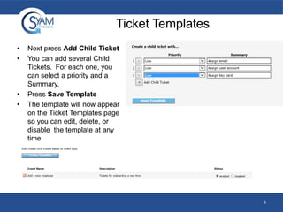 Parent Child Ticketing | PPTX
