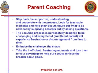 Parent Coaching and Scouting | PPTX